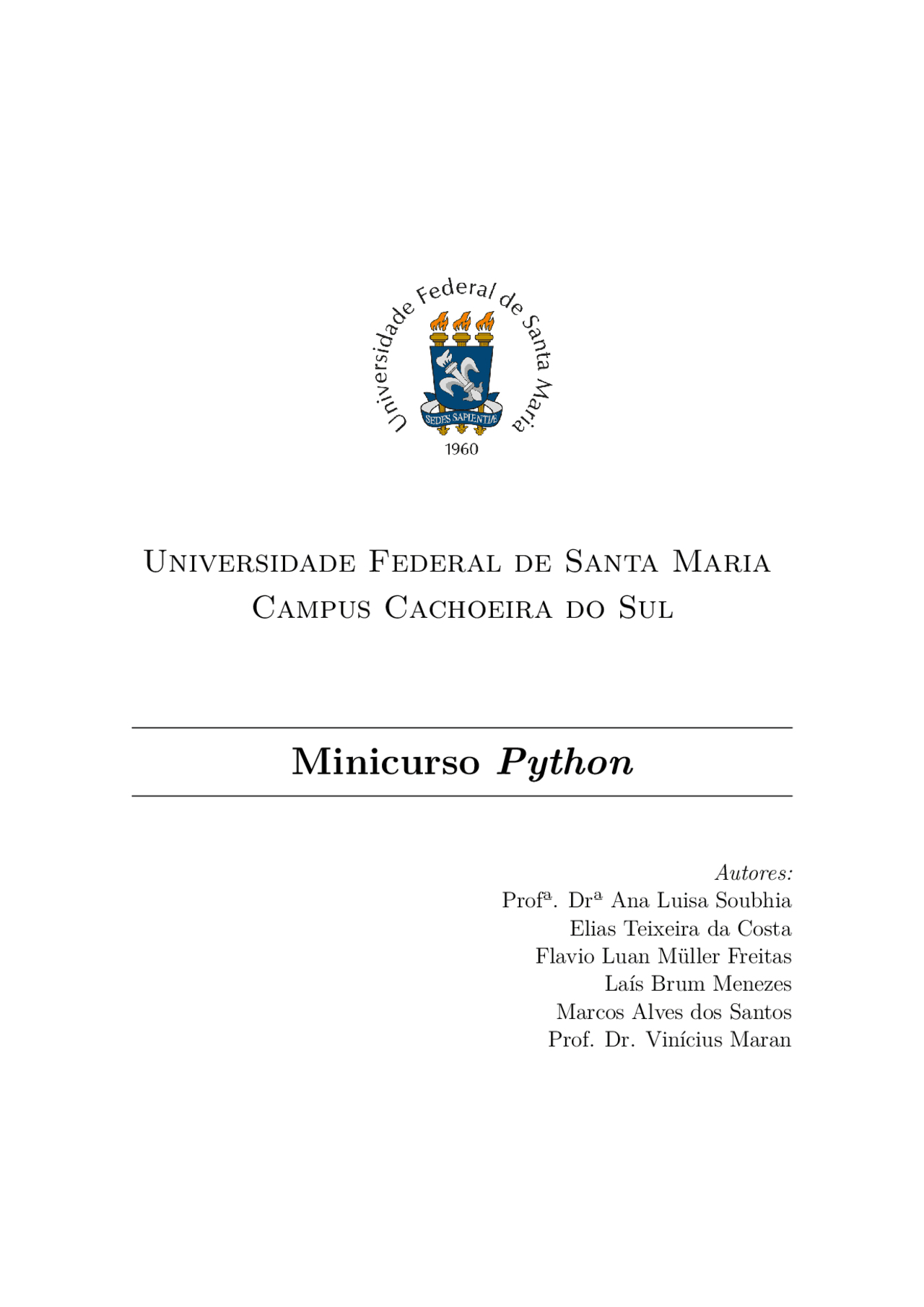 Apostila Minicurso Python Docsity