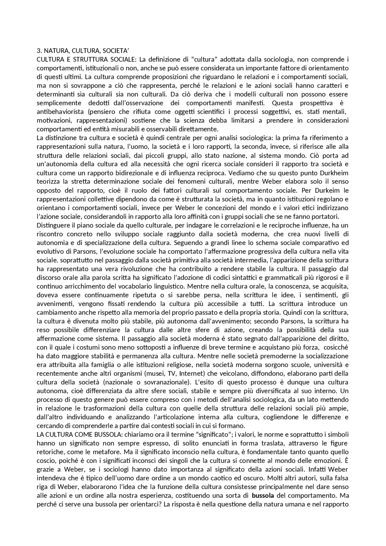 Manuale Di Sociologia Dei Processi Culturali Docsity