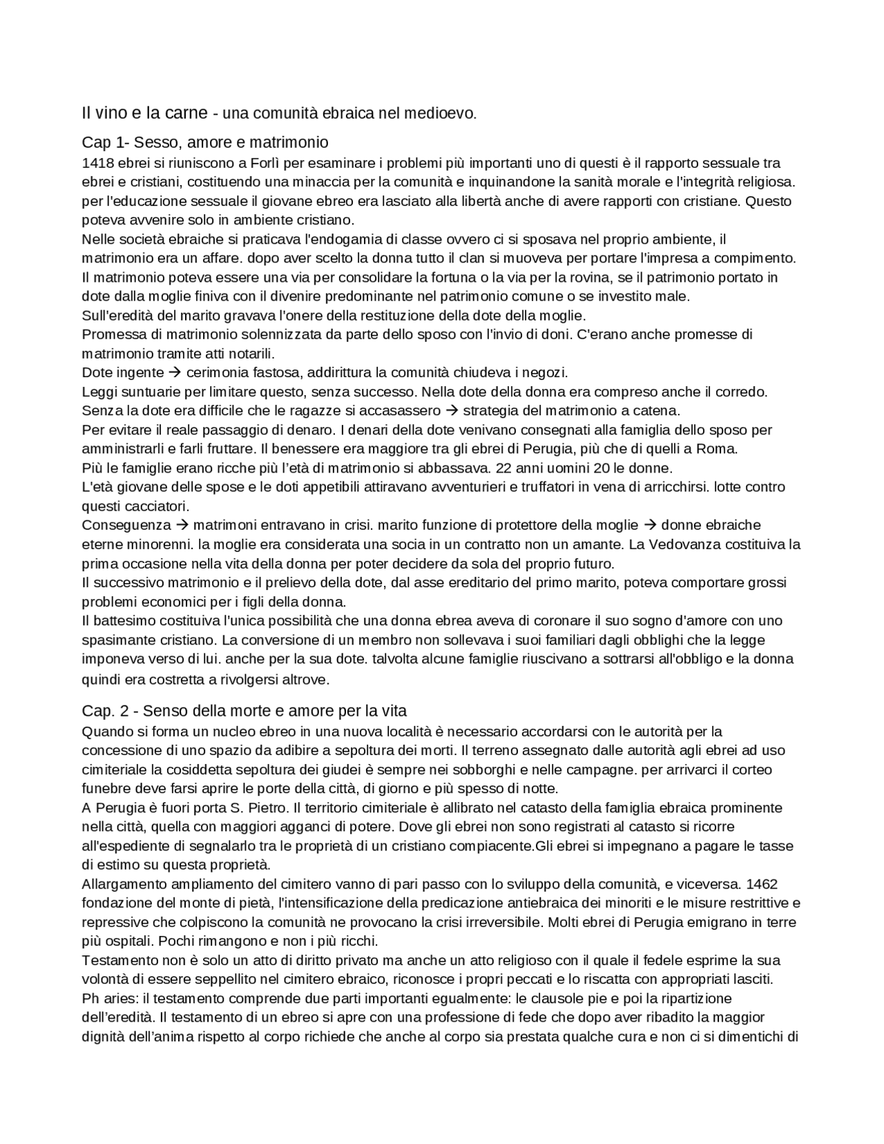 Il Vino E La Carne Docsity
