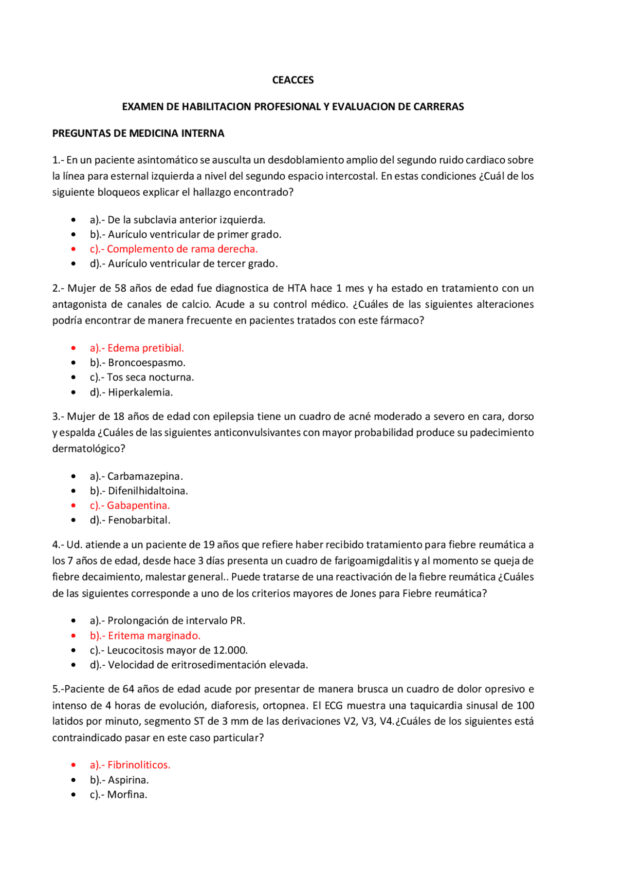 PREGUNTAS CACES 2015 TODO VIABLE - Docsity