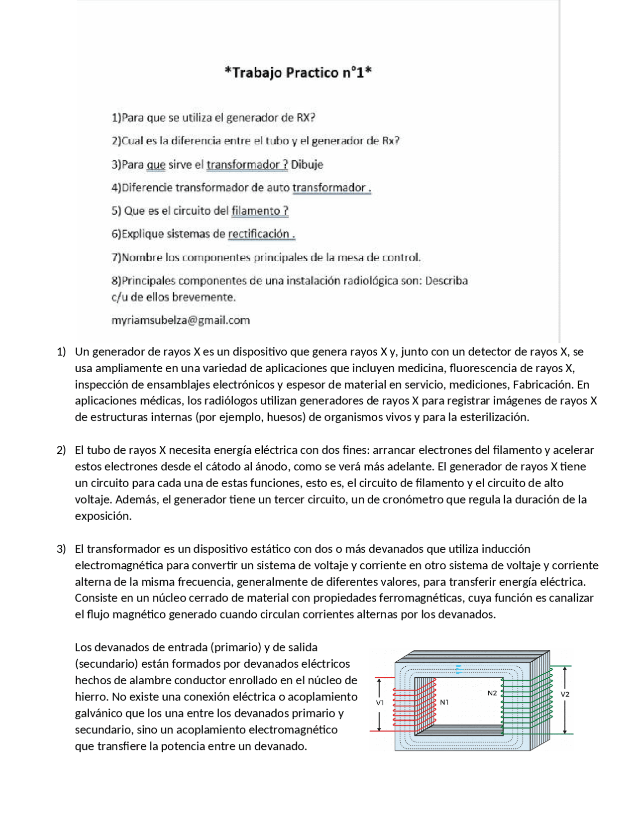 Radiología principios de la materia - Docsity