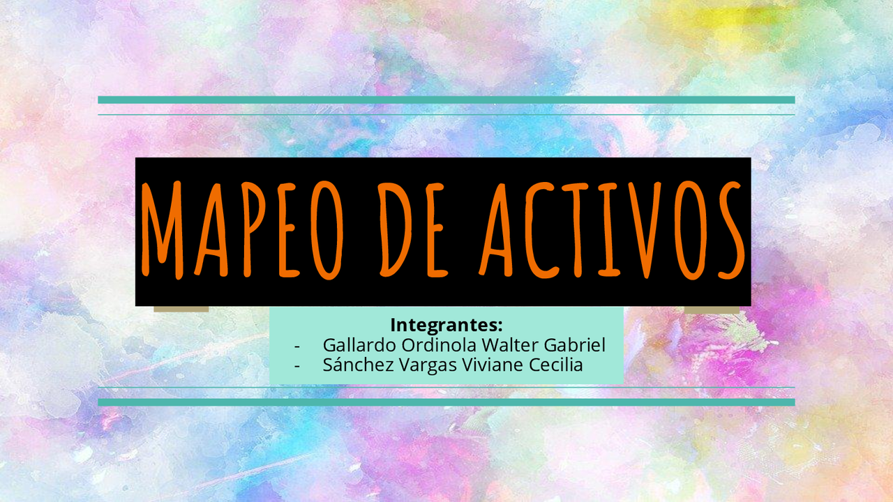Mapeo de Activos, ¿Qué es?, participación, identificación - Docsity