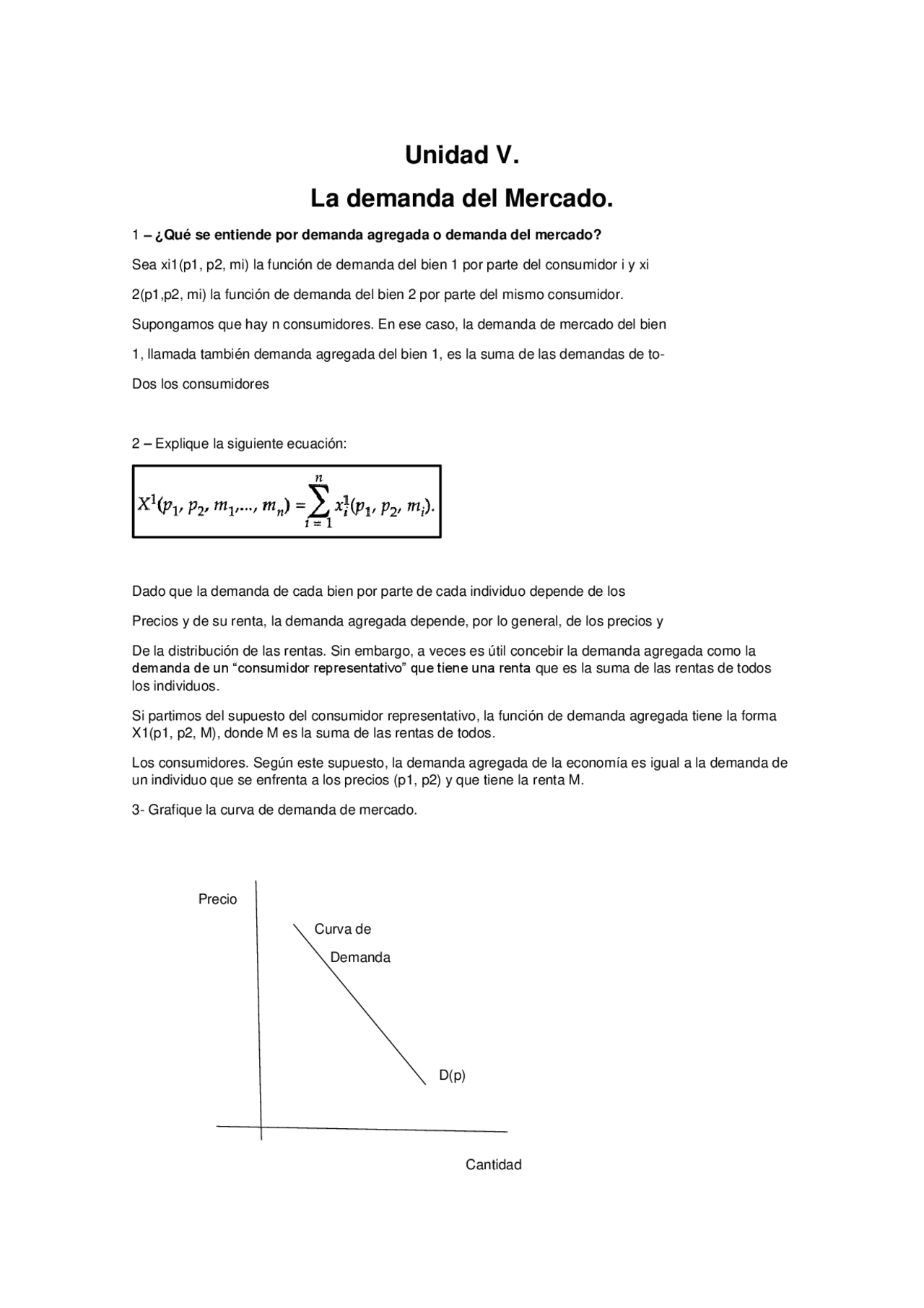 Demanda Agregada: Concepto, Ecuación, Curva y Elasticidad | Exercises ...