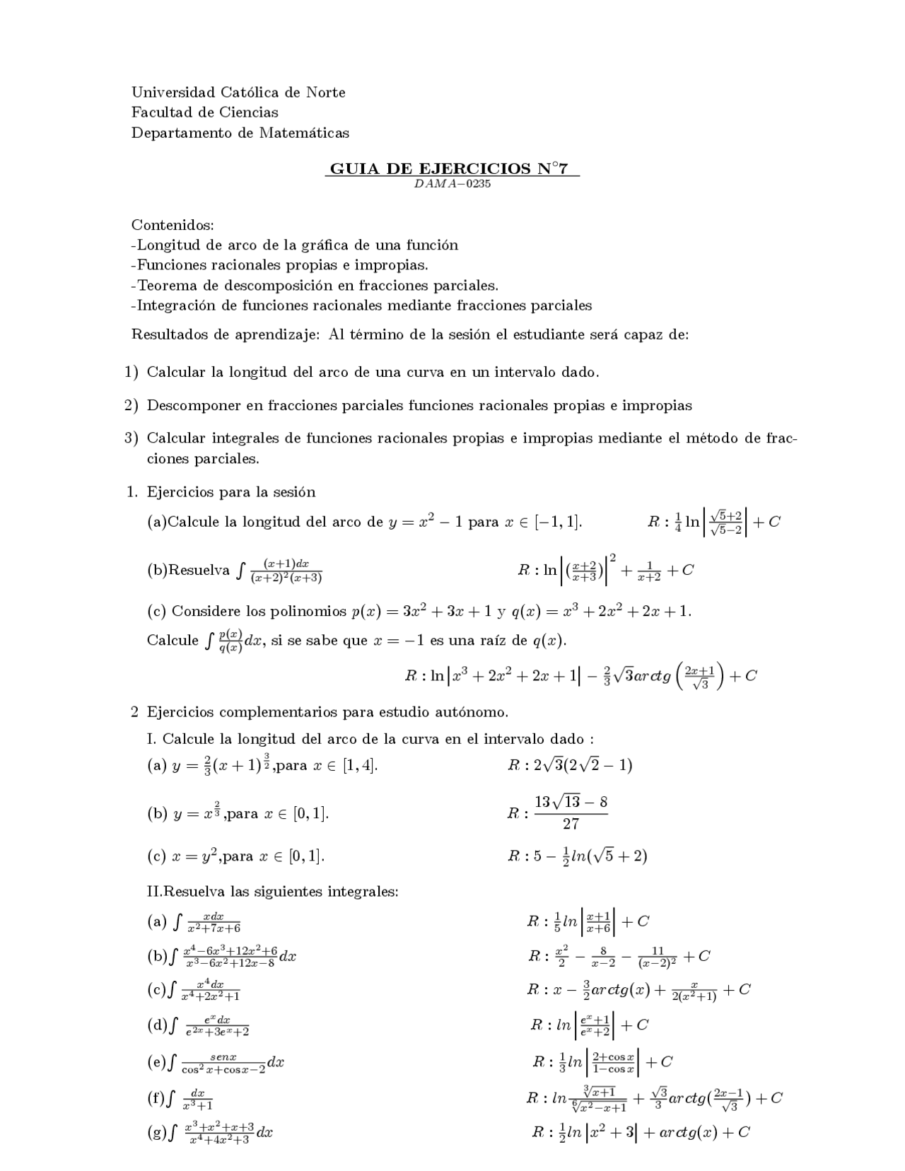 Ejercicios Para Desarrollar Calculo Ii Docsity