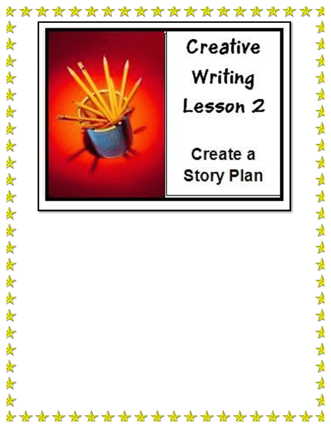 Create a store plan creative ewriting lesson - Docsity