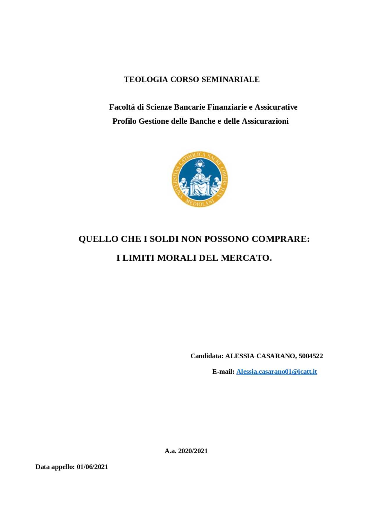 Corso Seminariale Teologia Lm Prof Guenzi Docsity