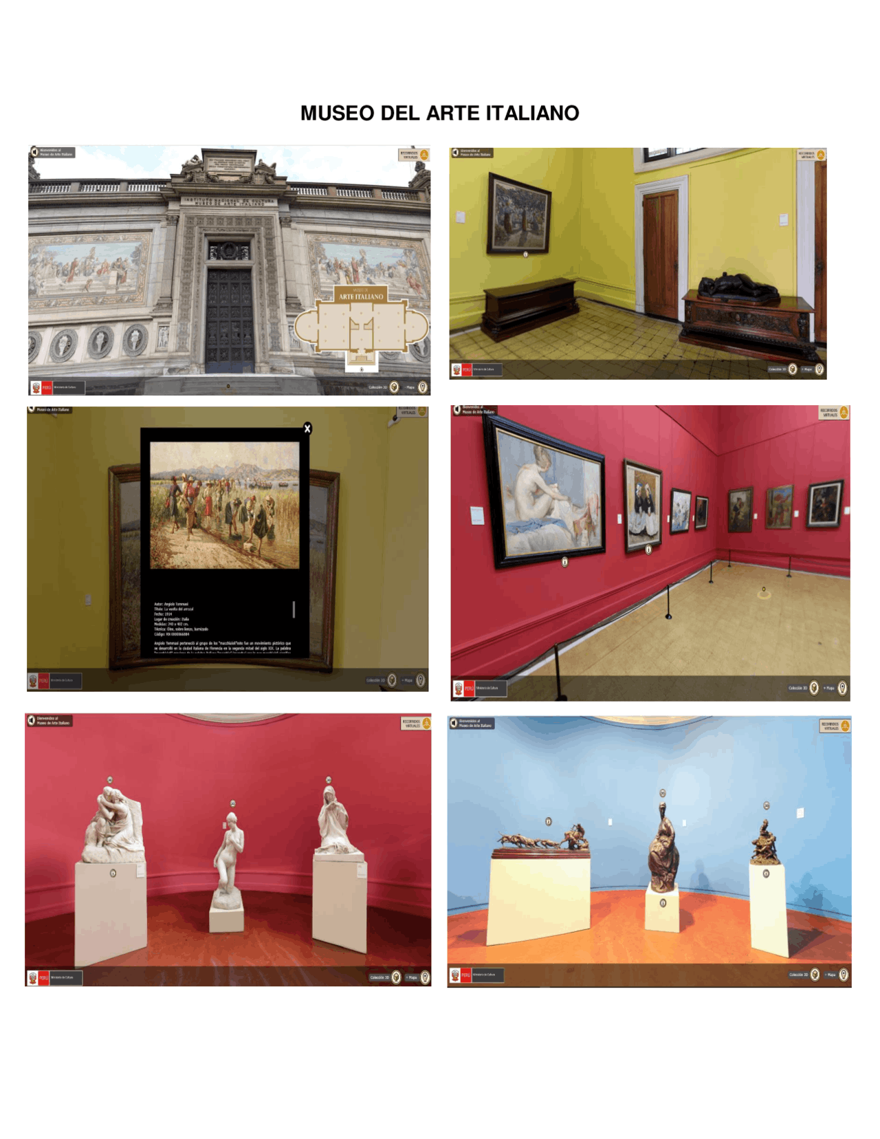 Visita al museo del museo italiano ubicado en Perú - Docsity