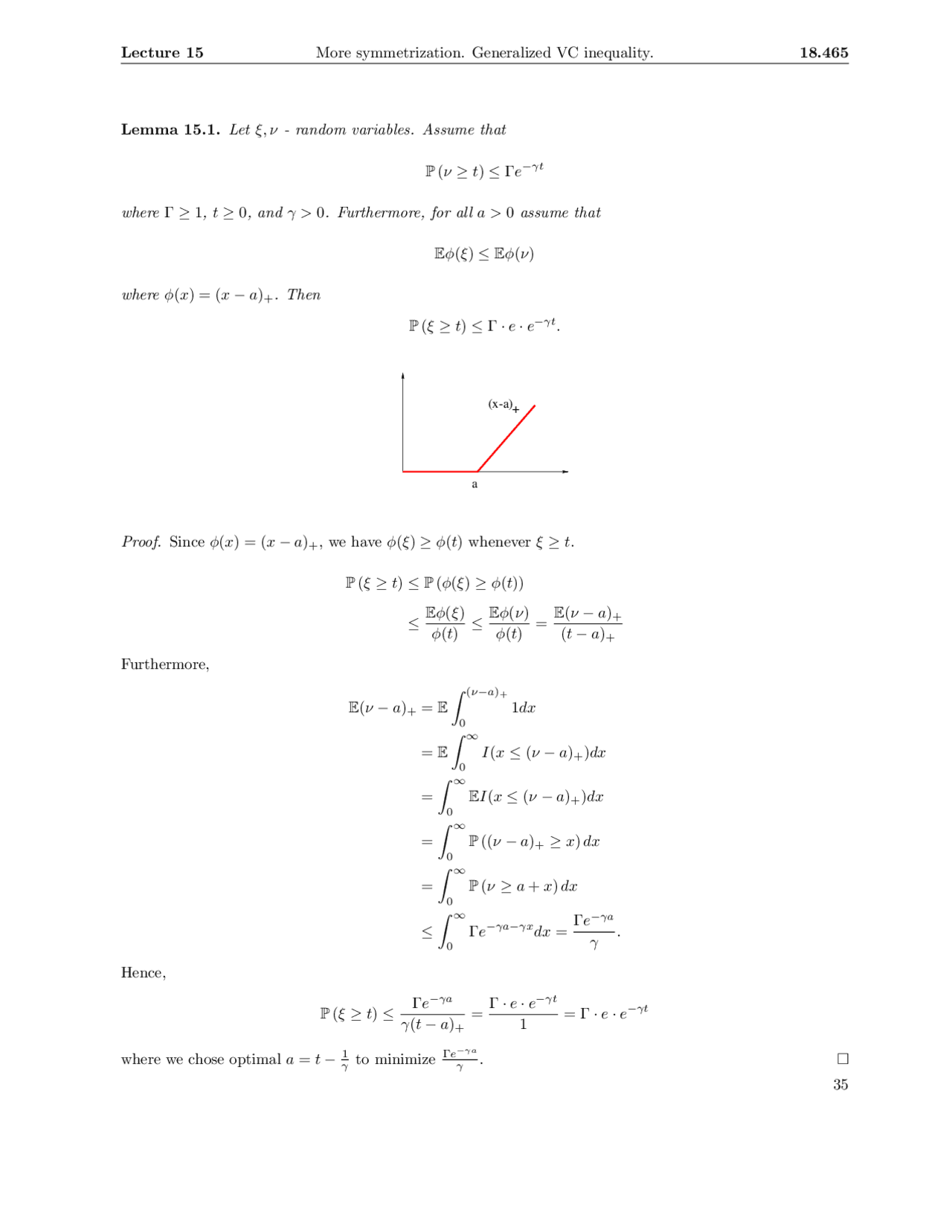 Notes On Generalized Vc Inequality Docsity