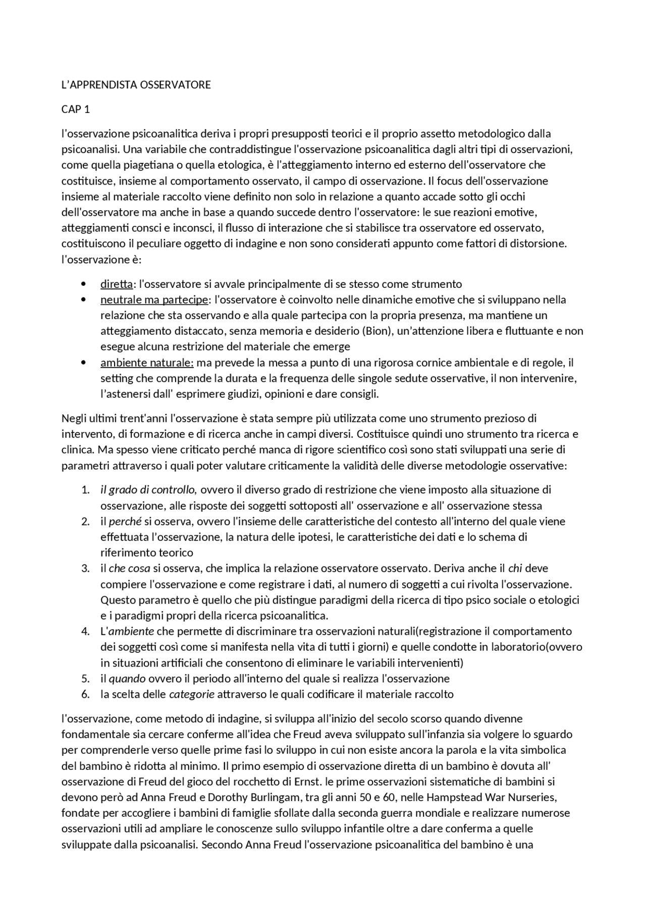 L'apprendista osservatore, Nunziante Cesaro | Dispense di Psicologia ...