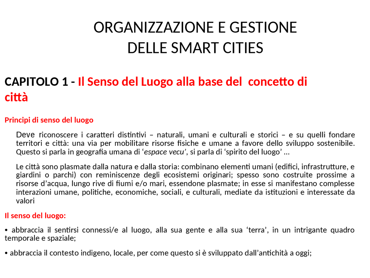Economia e organizzazione delle Smart Cities - Docsity