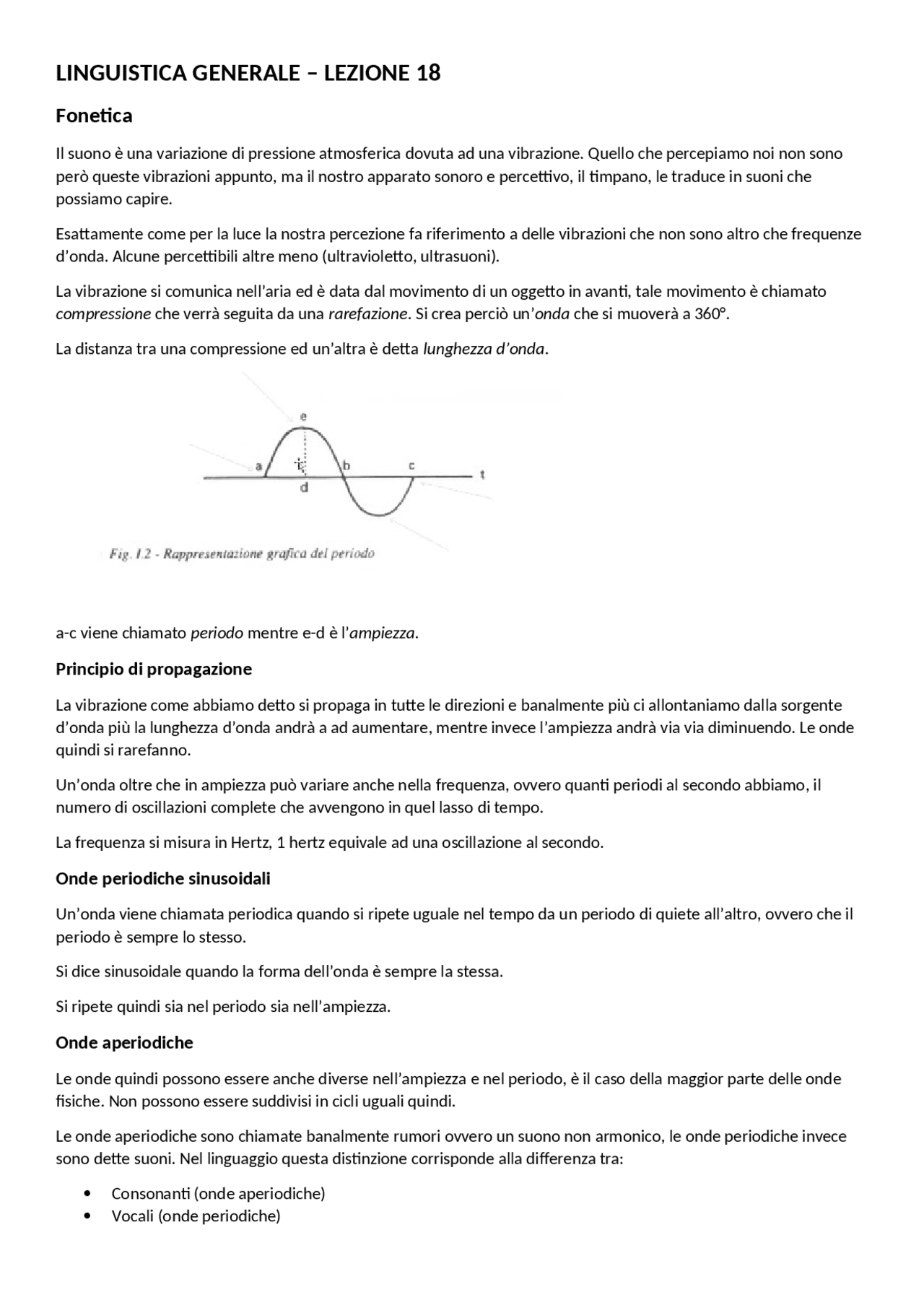 Linguistica Generale Fonetica Moneglia Massimo Docsity