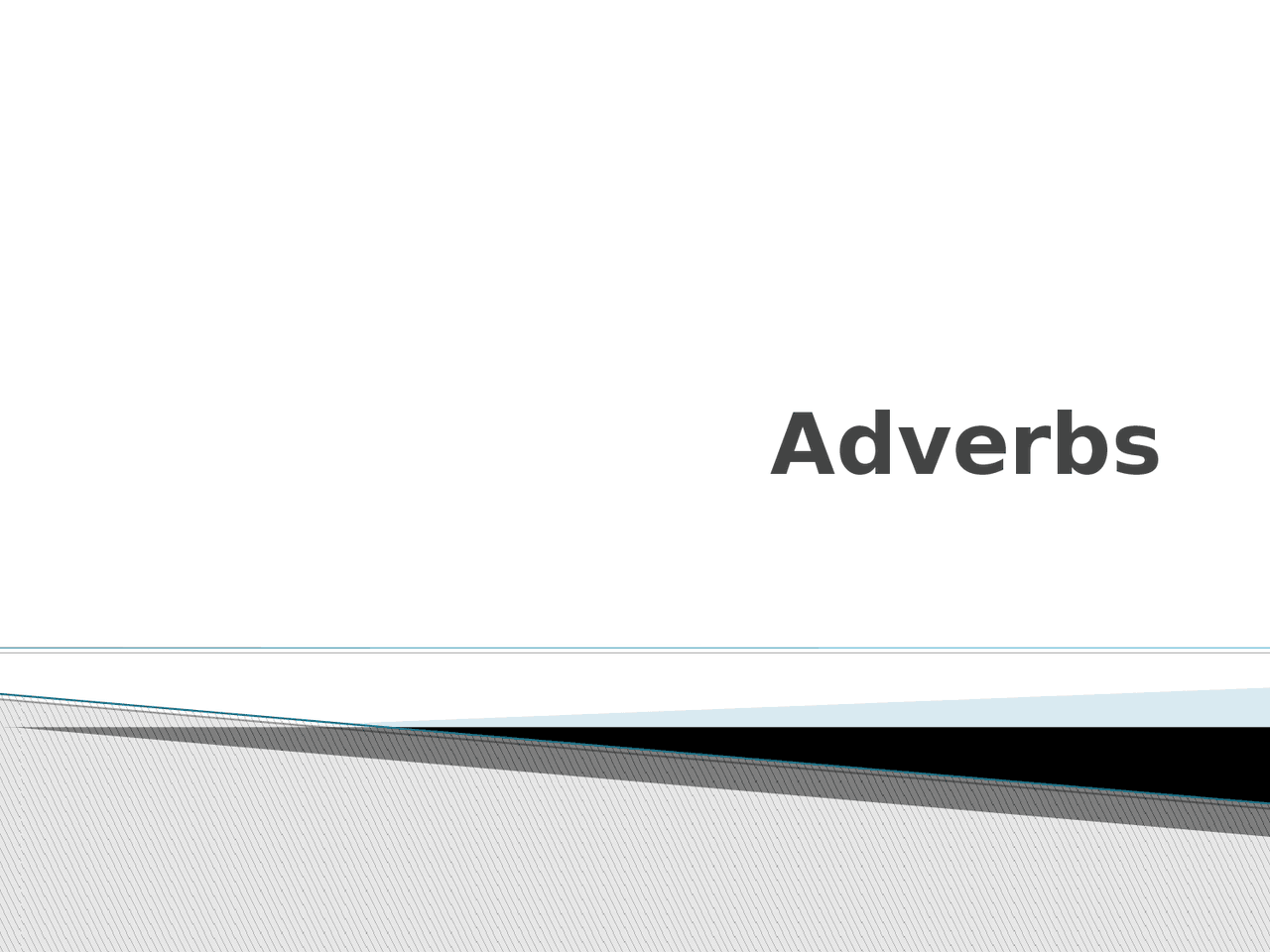 Understanding Adverbs: Types and Functions | Lecture notes English ...