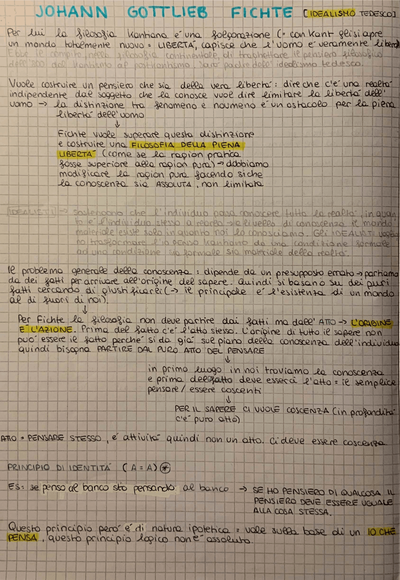Johann Gottlieb Fichte Docsity