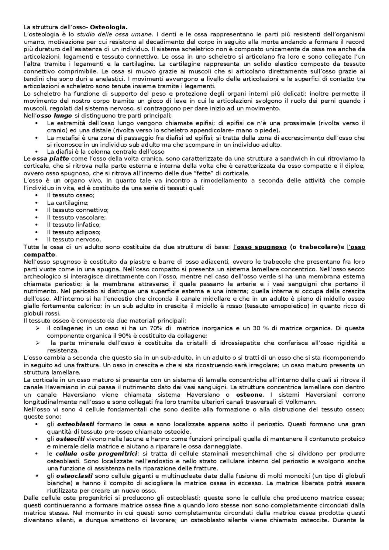 Archeologia Dei Resti Umani Docsity