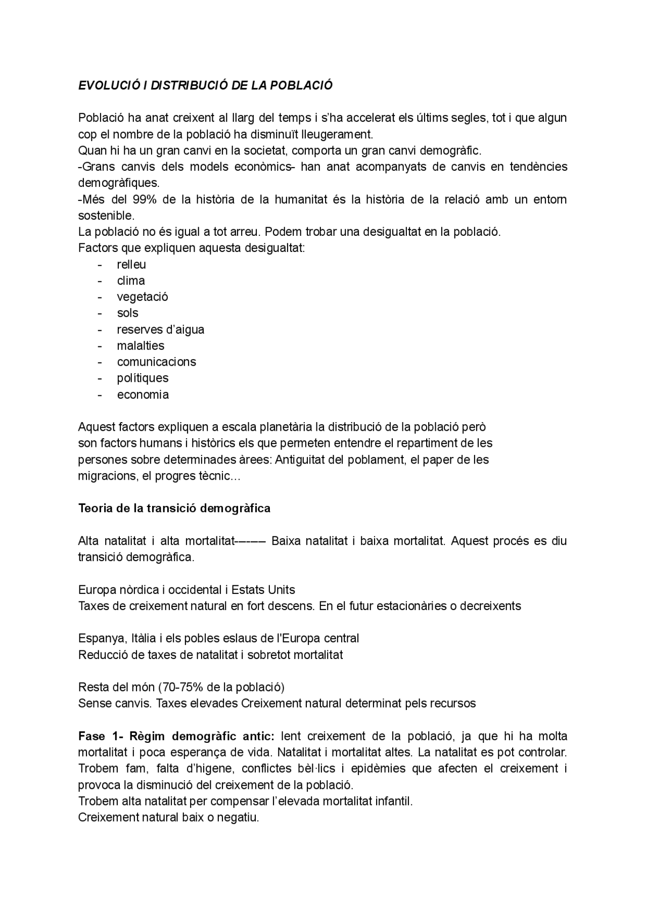 Tema 3 I 4 De Evolució De Les Societats Humanes Docsity