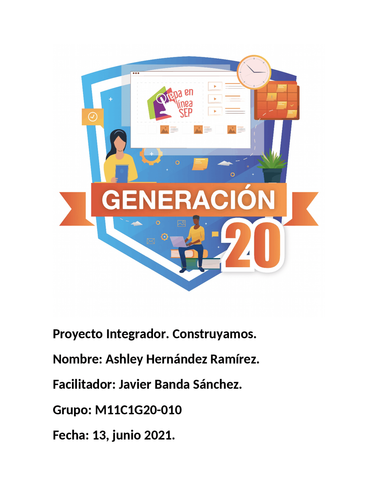 Módulo 11. Proyecto Integrador. Construyamos. - Docsity