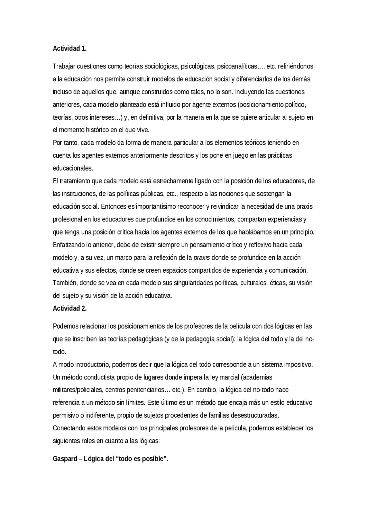 Modelos De Acción Socioeducativa Docsity