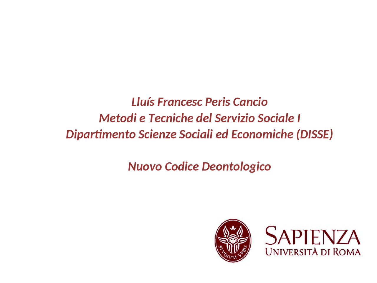 Codice Deontologico 2021 Per Gli Assistenti Sociali Appunti Di Metodi