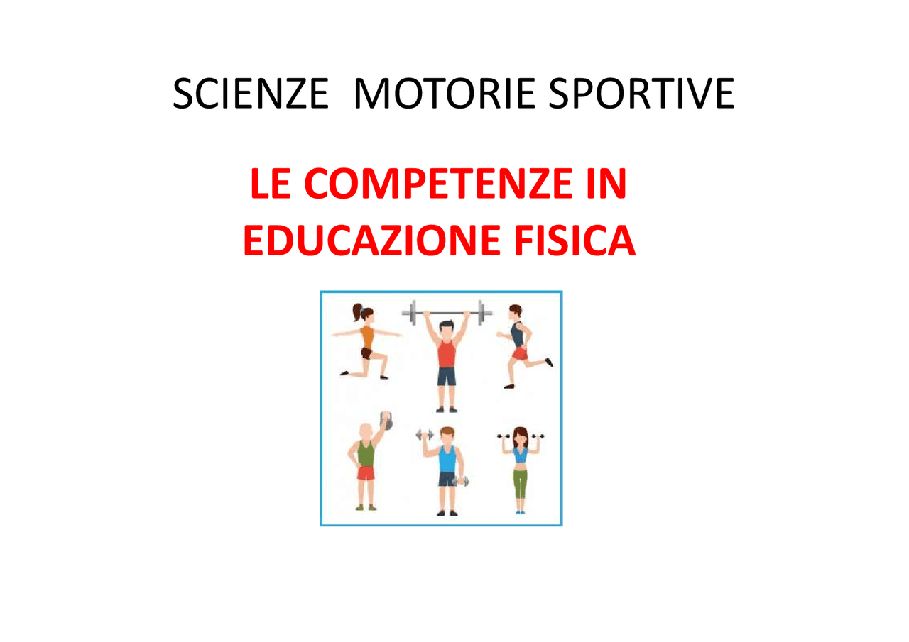 Educazione Fisica Docsity