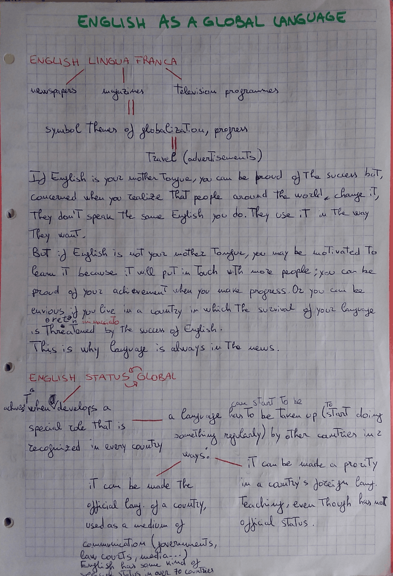 English As A Global Language Docsity