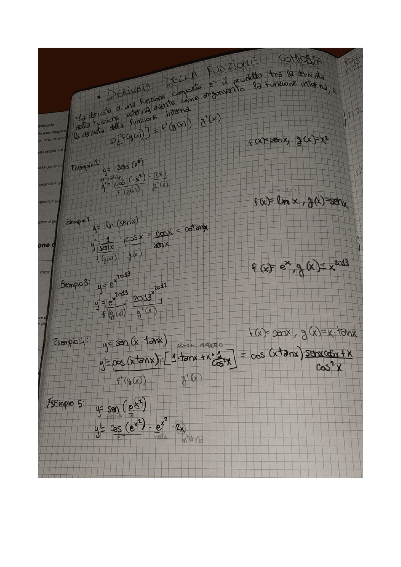 Esercizi Derivate 5 Anno Docsity