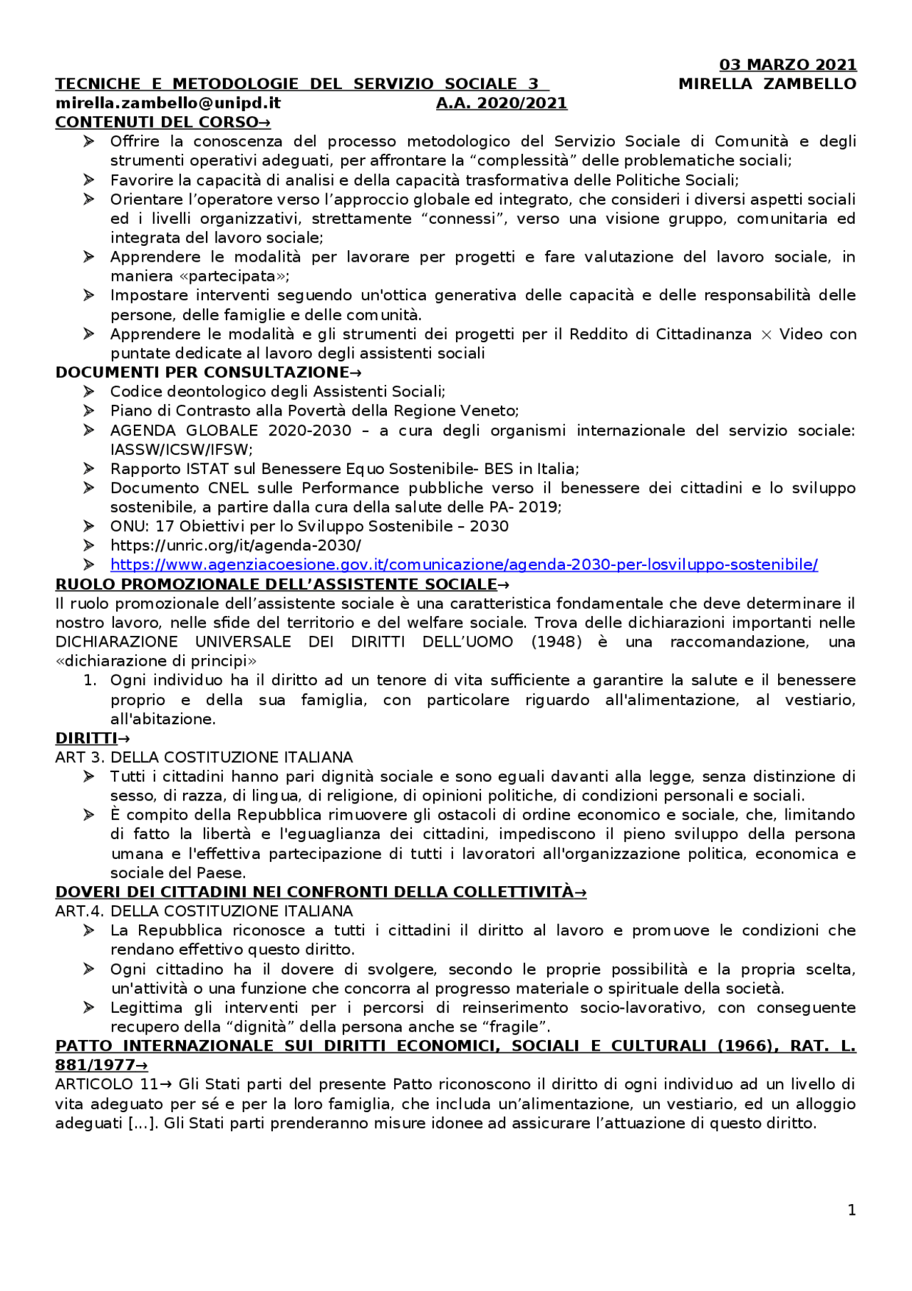 Tecniche E Metodologie Del Servizio Sociale 3 Docsity
