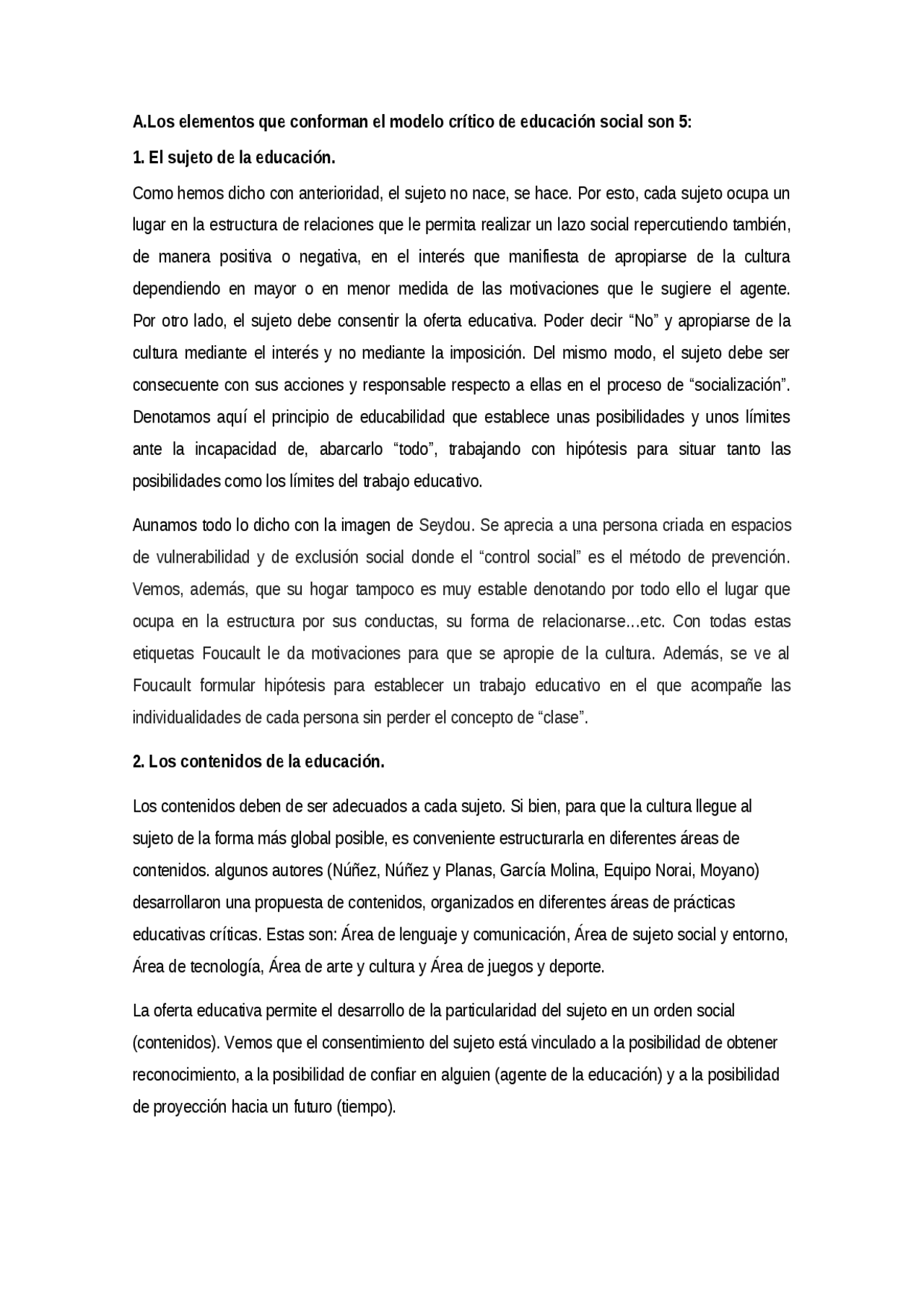 Modelos De Acción Socioeducativa Ejercicios De Psicología Docsity
