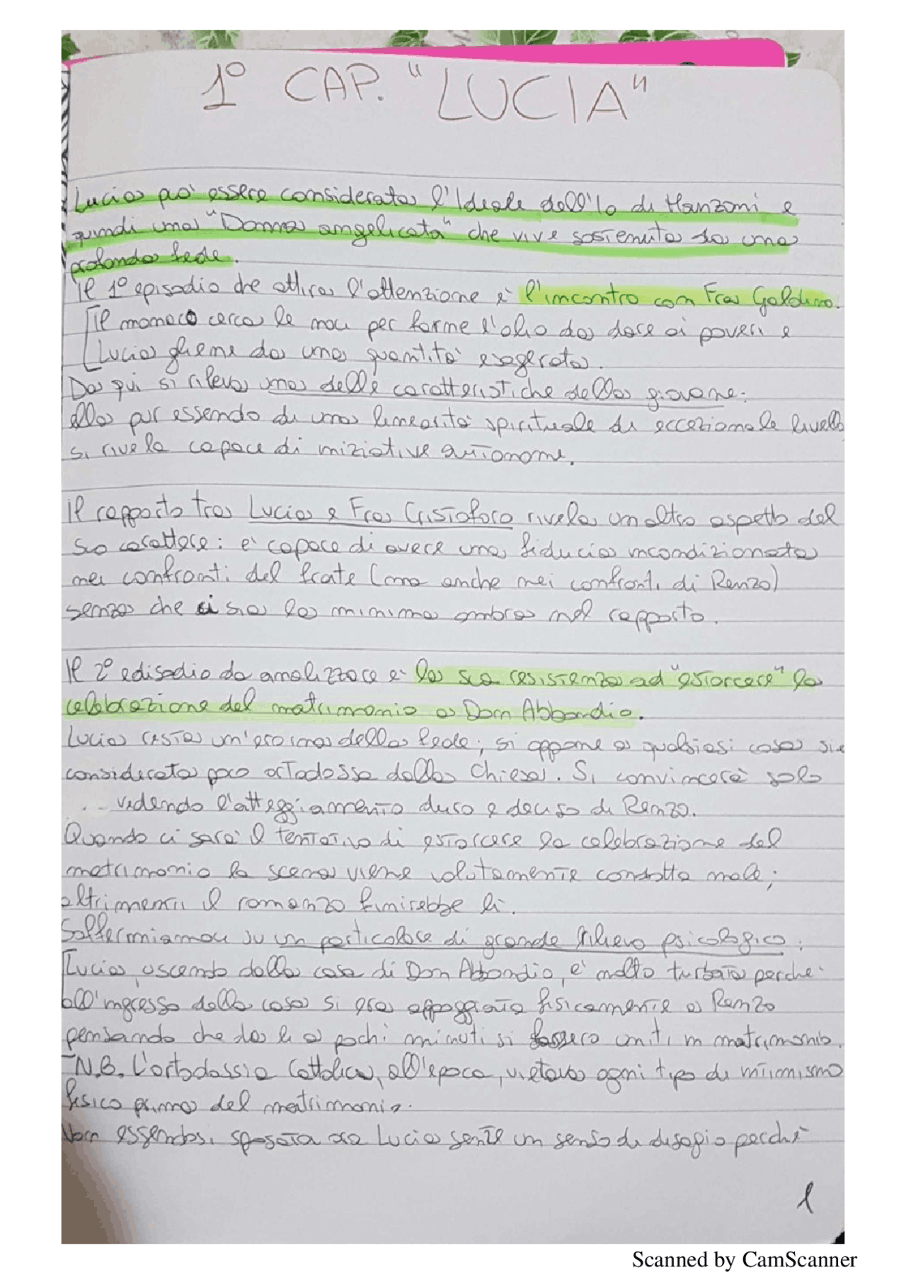 I Promessi Sposi Dal Cap 1 Al Cap 6 Docsity