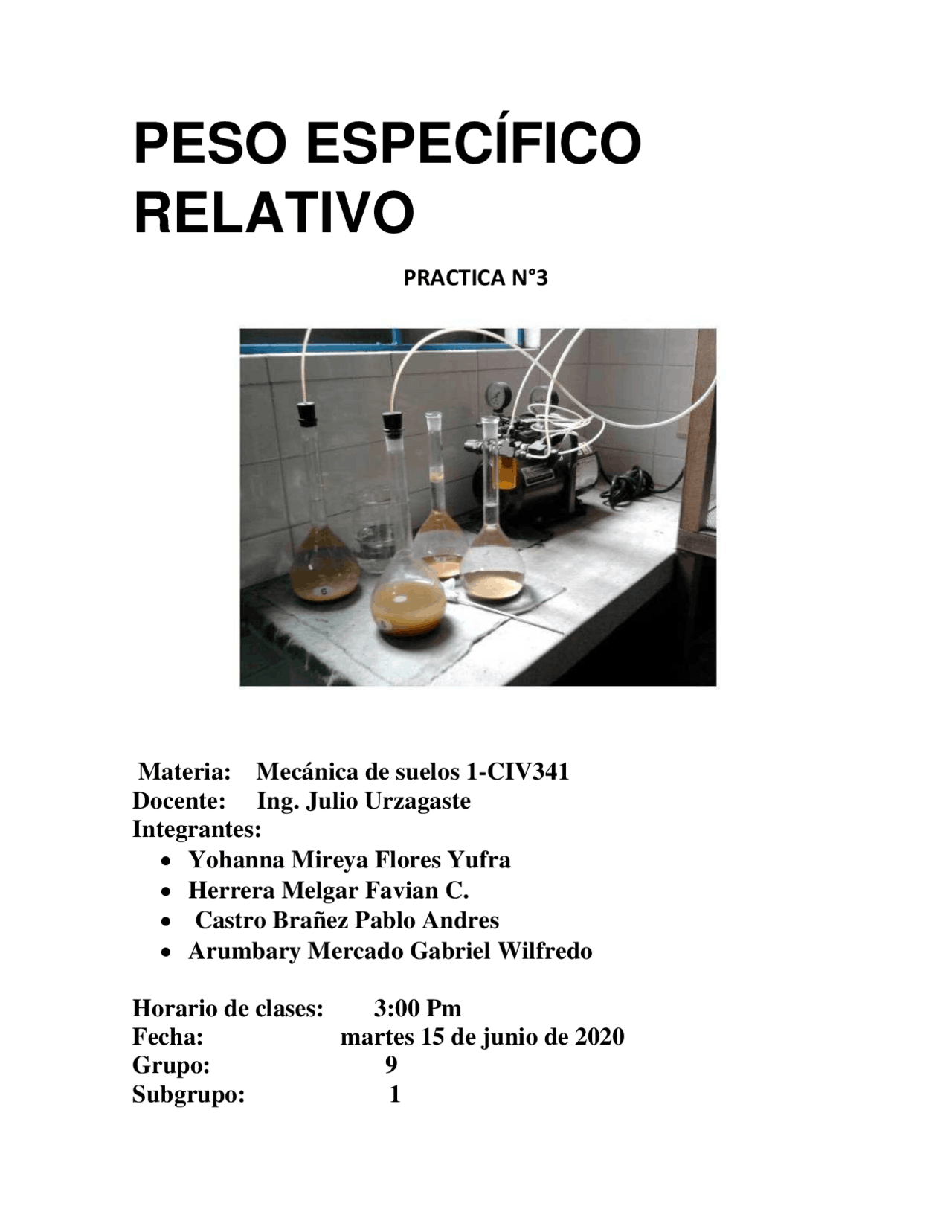 Informes complementarios - Docsity