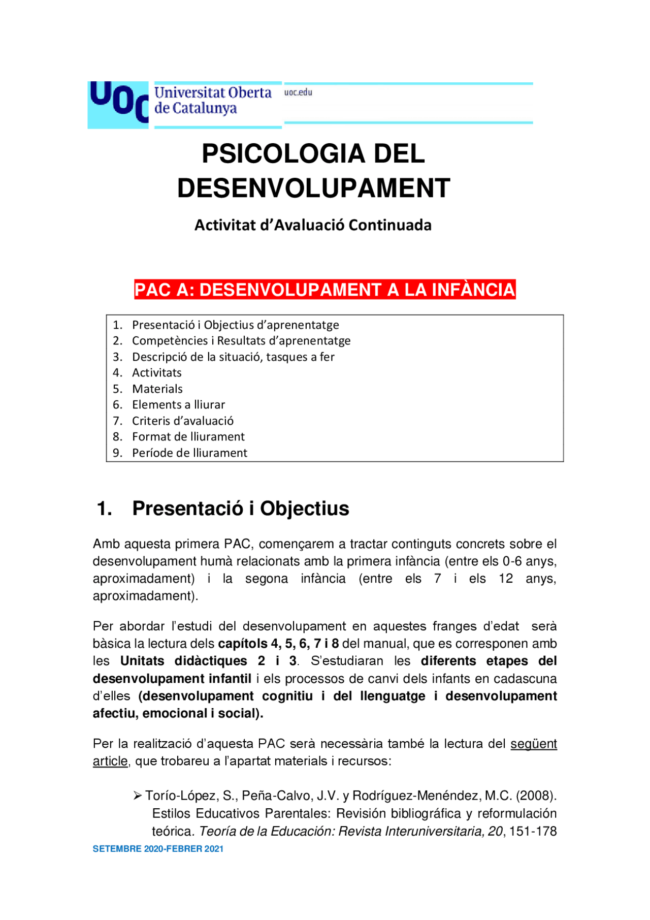 Psicologia Del Desenvolupament Apuntes De Psicología Del Desarrollo
