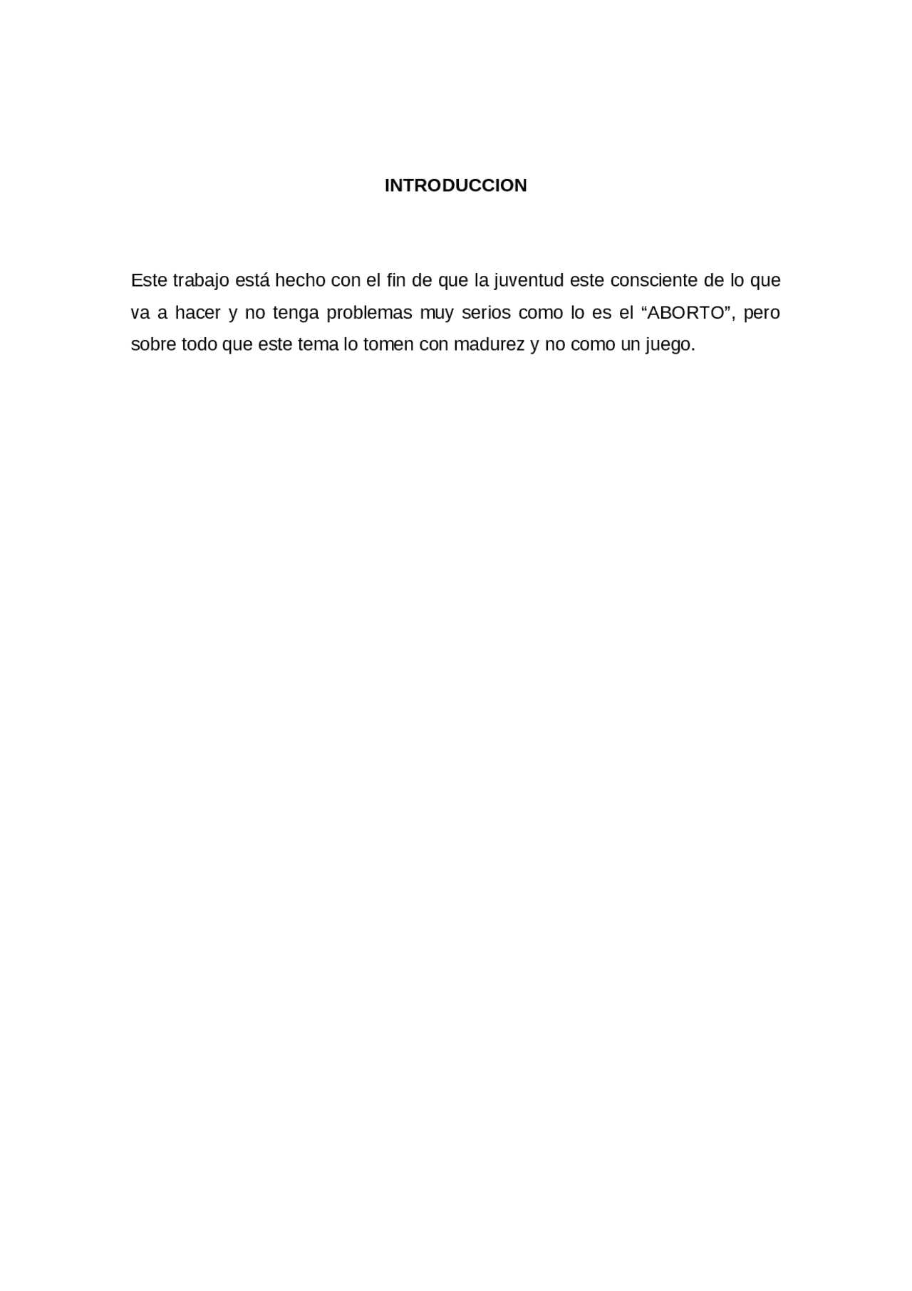 Aborto Definiciones Y Apuntes Docsity