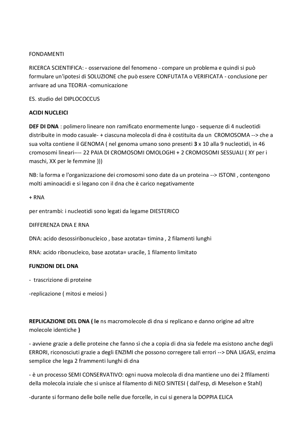 Fondamenti Neurobiologici Docsity