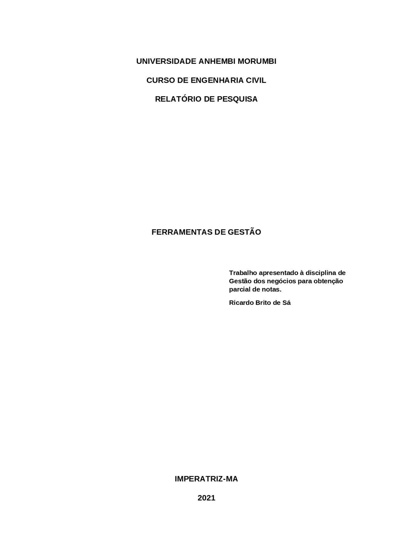 Ferramentas De GestÃo Docsity