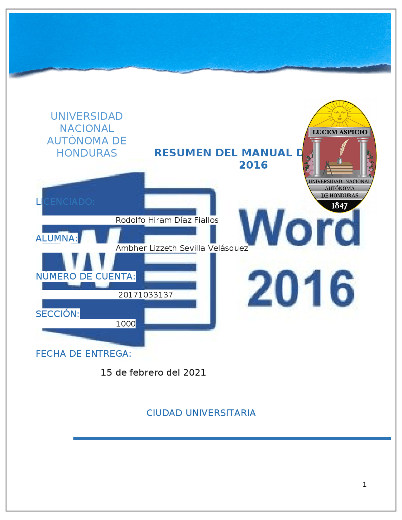 Resumen sobre Microsoft Word | Apuntes de Programación C | Docsity