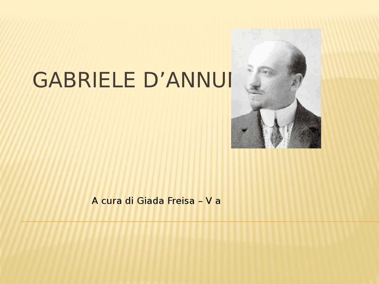 Il Piacere Dannunzio Docsity