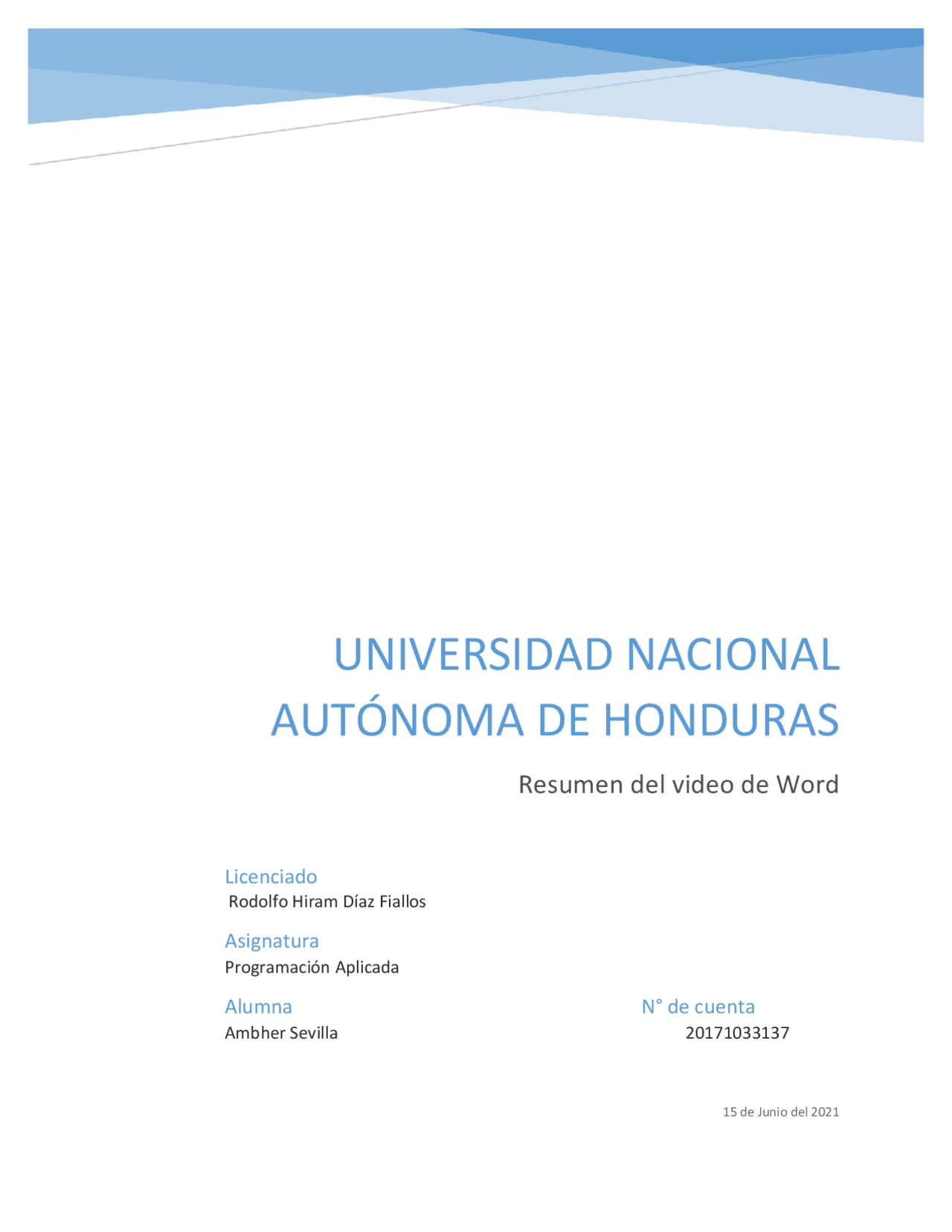 Resumen sobre Microsoft Word - Docsity