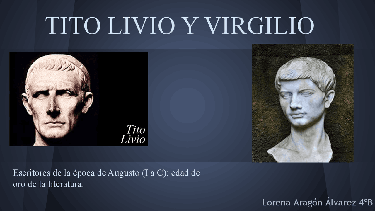 Tito Livio y Virgilio - Docsity