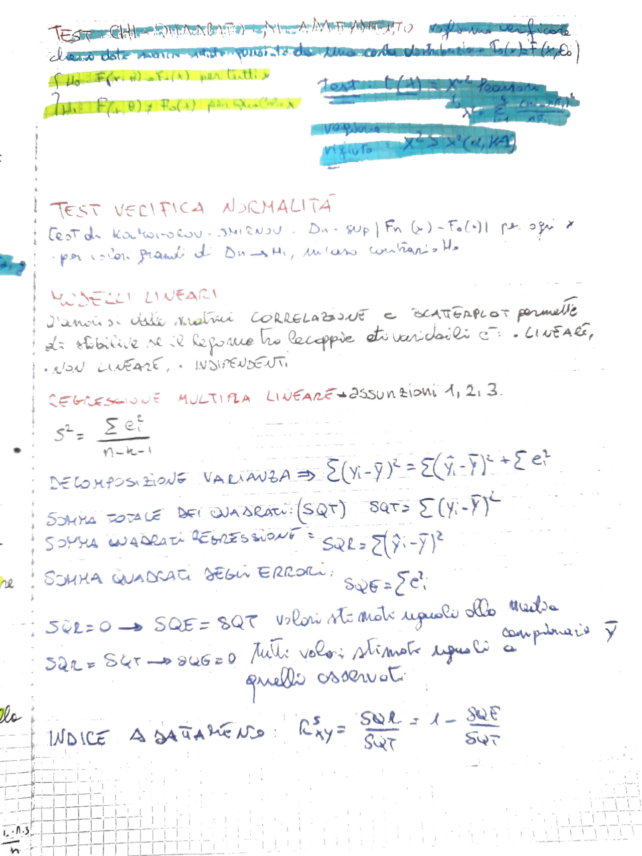 Modelli Di Regressione Docsity