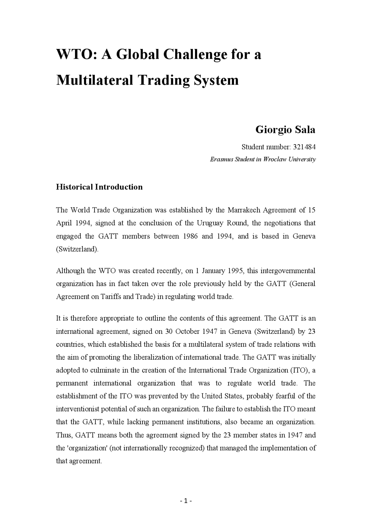 Explain Detail Structure Of Wto With Diagram Smu How Wto Con