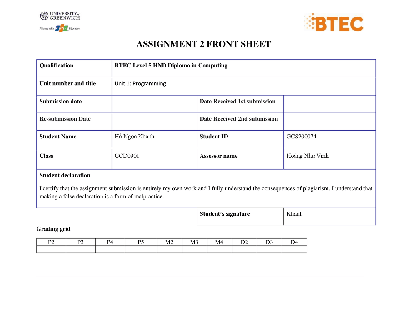 Programming Unit 1 Assignment Assignments Programming Languages Docsity 6783