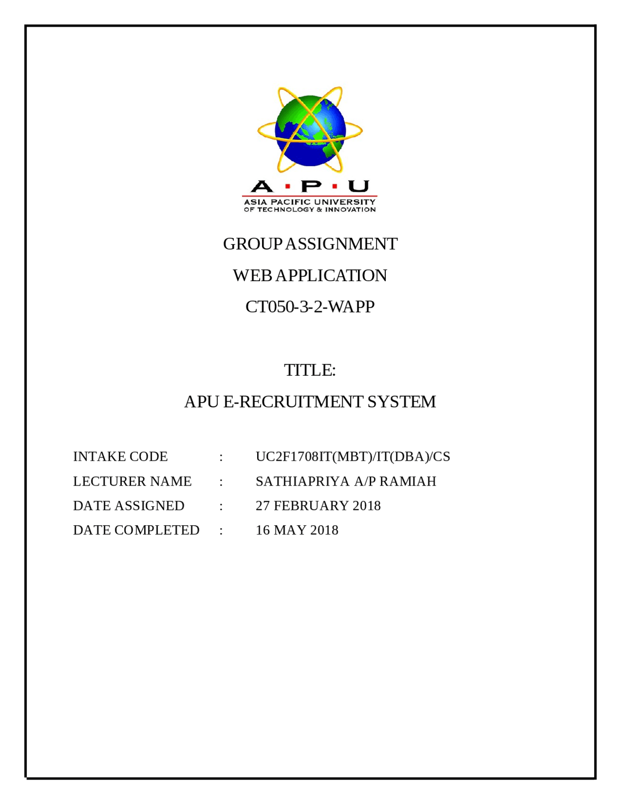 Web Application Desine Docsity