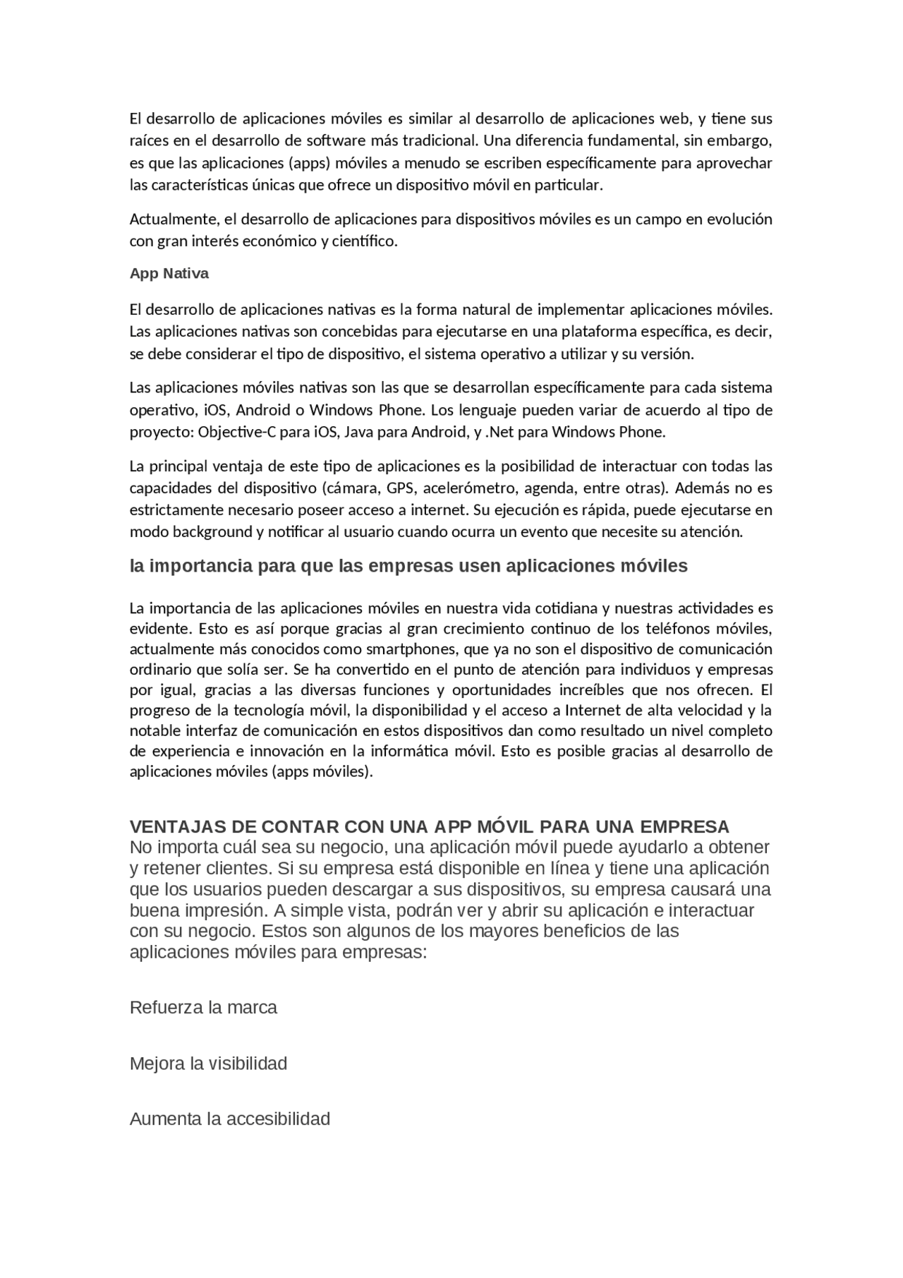 Desarrollo De Aplicaciones Web Docsity