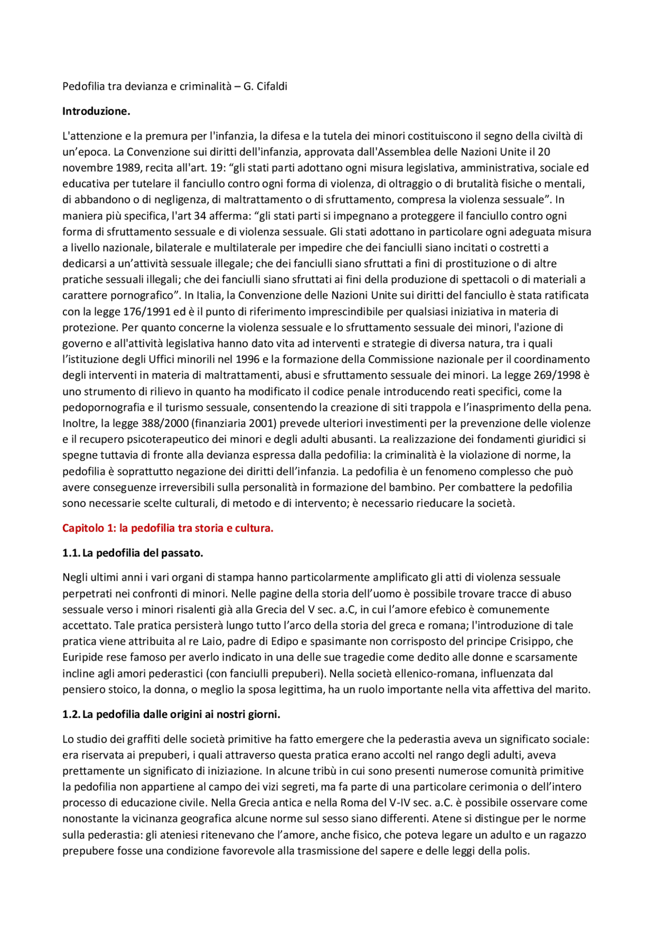 Tra Devianza E Criminalità Docsity