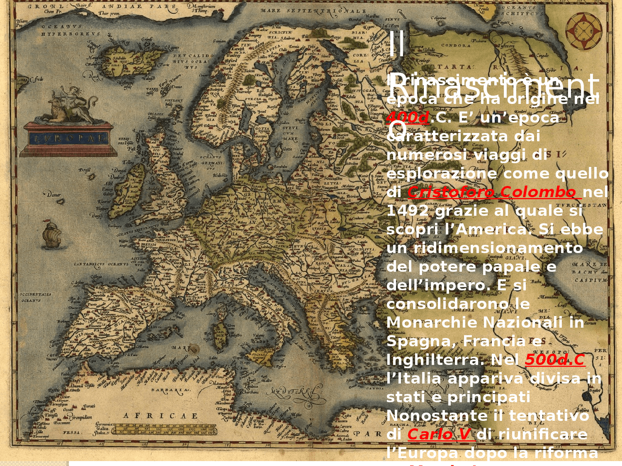 Il Rinascimento dal punto di vista musicale, powerpoint - Docsity