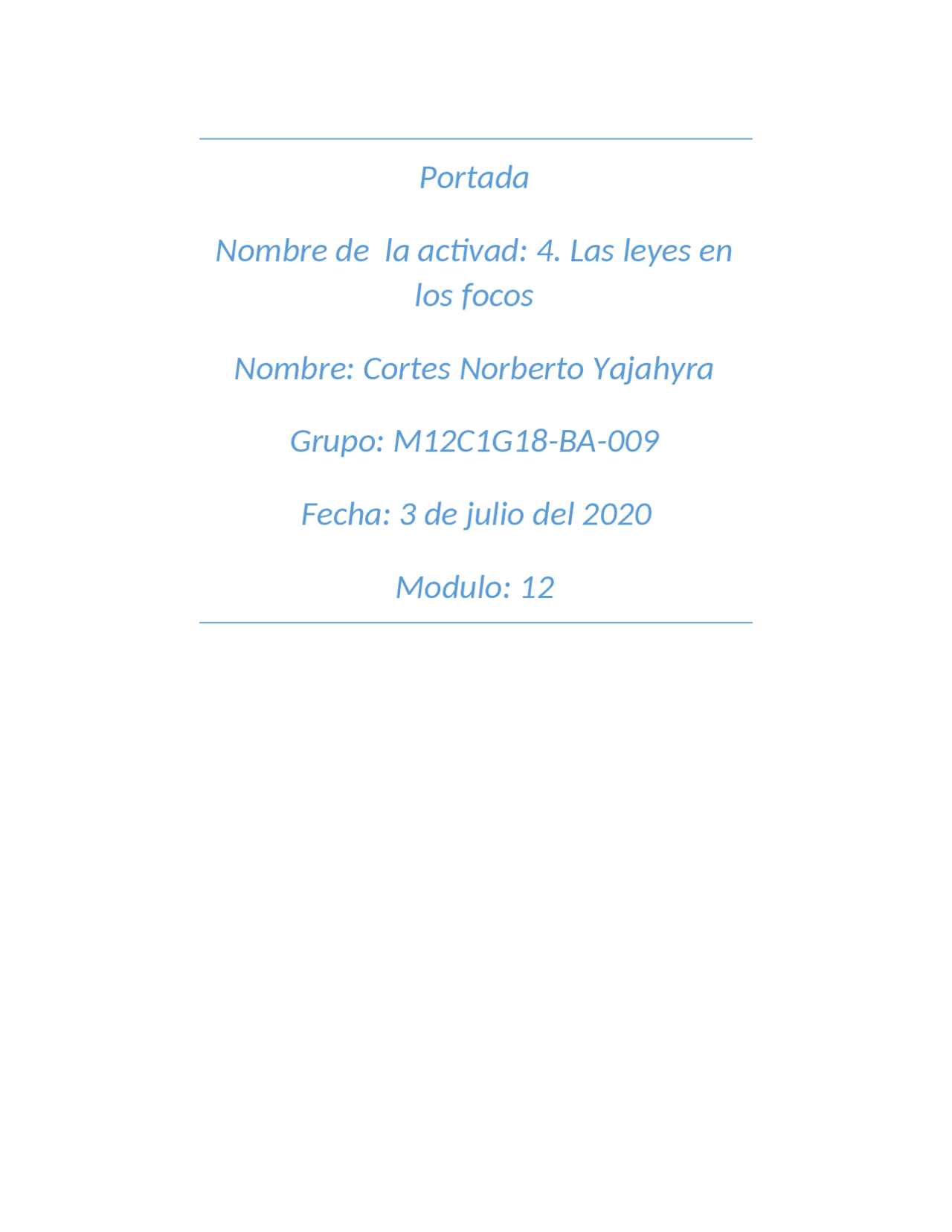 Modulo 19 actividad 4 - Docsity