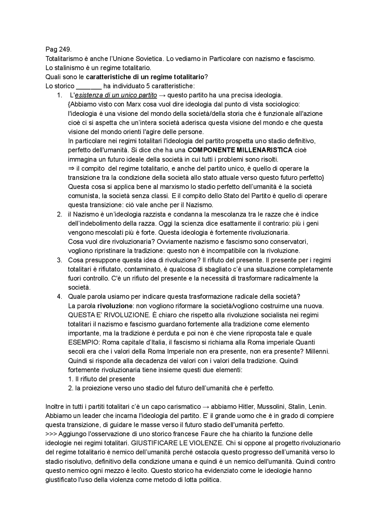 Totalitarismi Fascismo E Nazismo Docsity