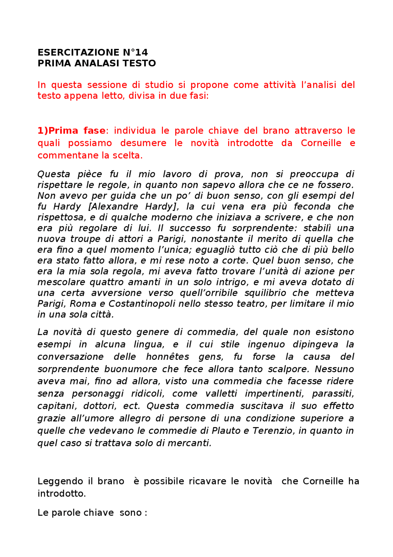 Esercitazioni Letteratura Francese 2 Ecampus 12 Cfu Prof Moretti