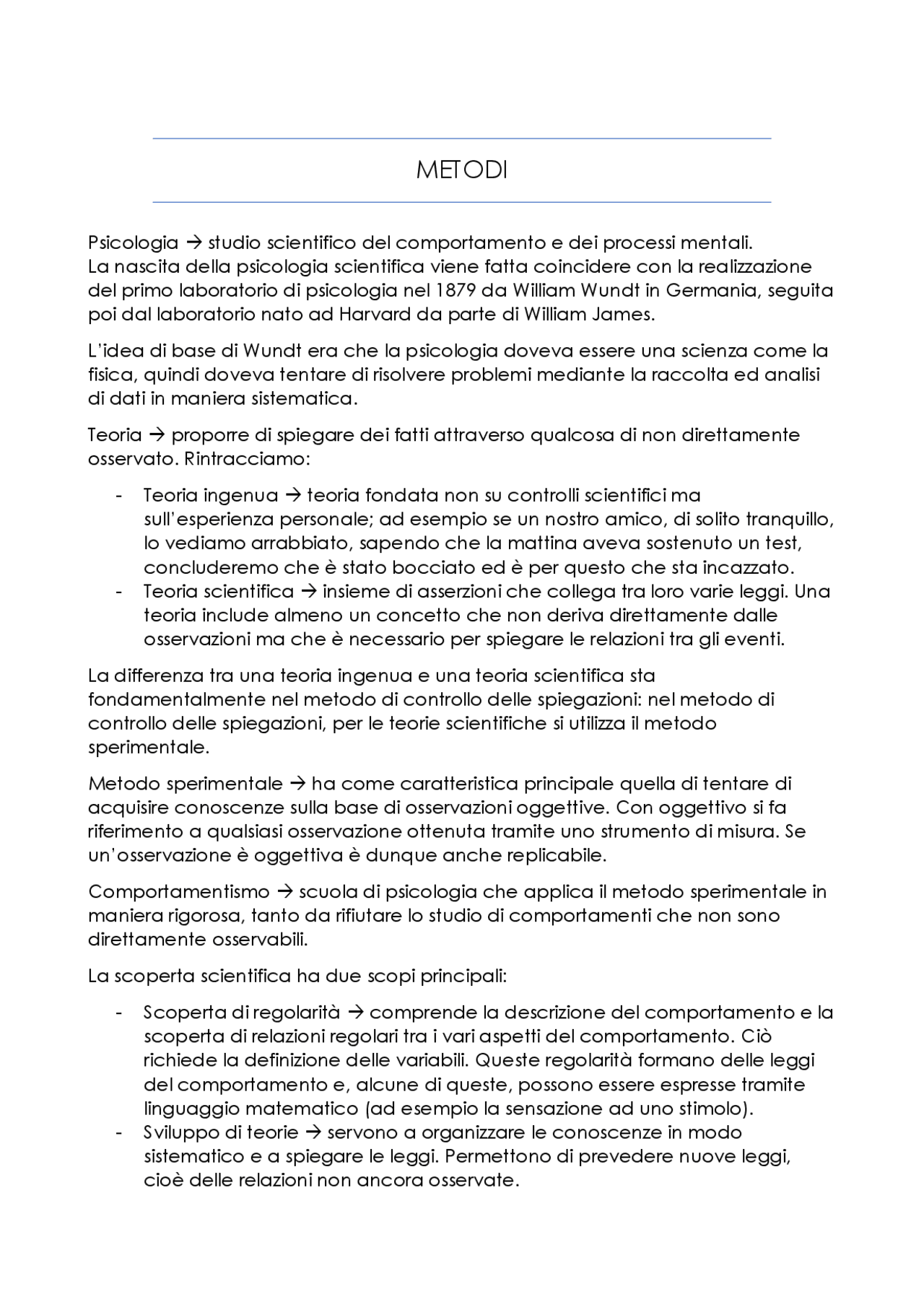 Psicologia Cognitiva Docsity