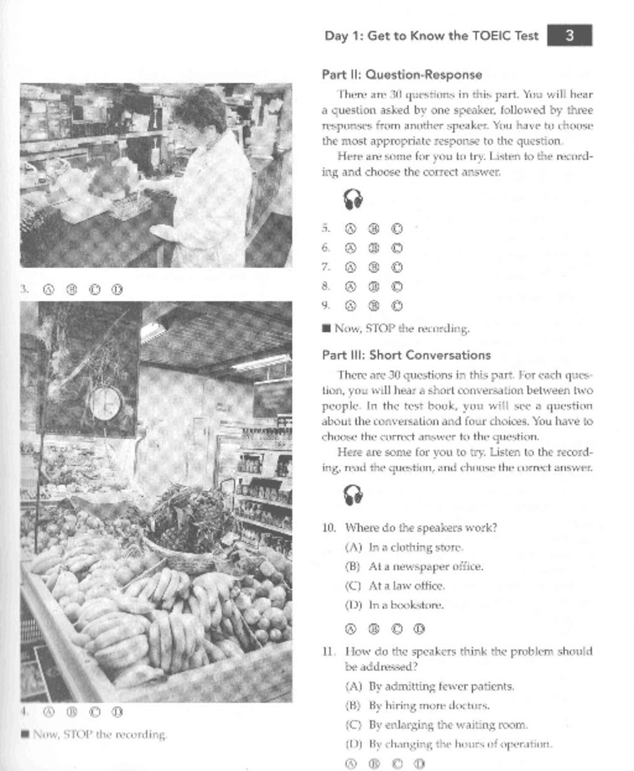 TOEIC ENGLISH TEST 3 - Docsity