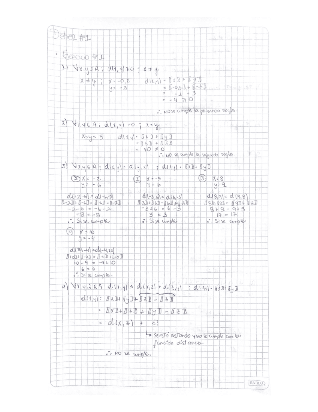 CALCULO DEBER EJERCICIOS 1 - Docsity